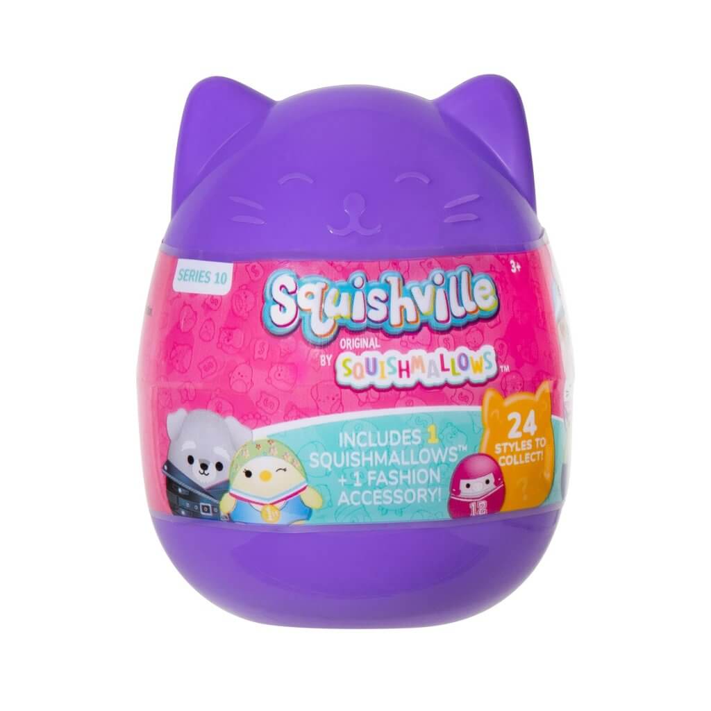 SERIES 10: Mystery Mini Squishmallow ~ Squishville 1x Blind Capsule Pl ...