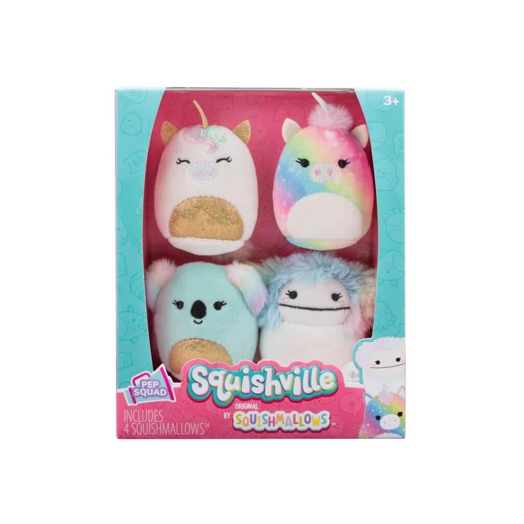 Pep Squad ~ 4 Pack 2" Squishville Plush – Brickheads Collectables