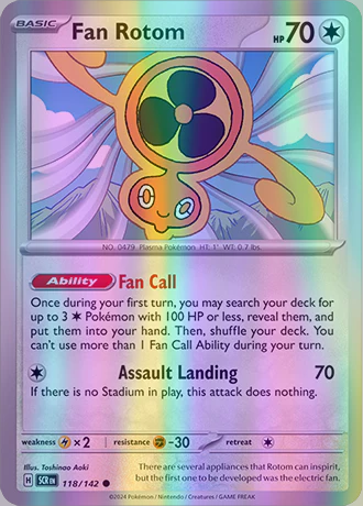 Buy Fan Rotom | Stellar Crown | Pokemon Card Australia – Brickheads ...