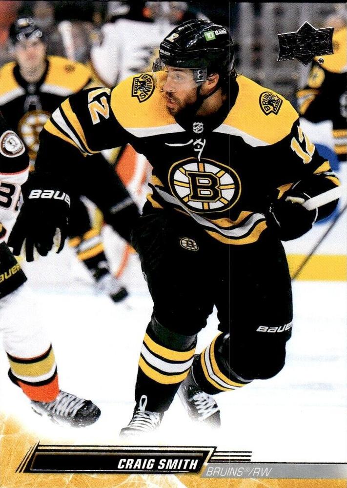 Craig Smith #17 Boston Bruins | 2022-23 Upper Deck | NHL Trading Card ...