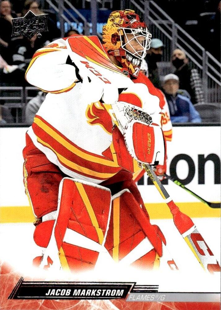 Jacob Markstrom #30 Calgary Flames | 2022-23 Upper Deck | NHL Trading ...