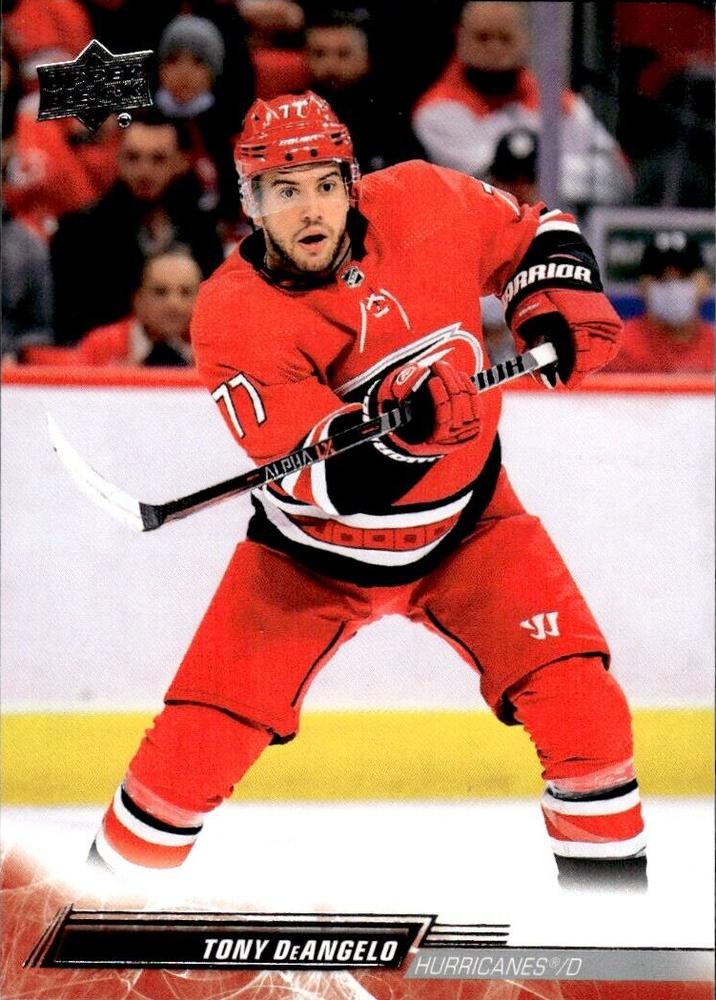Tony DeAngelo #33 Carolina Hurricanes | 2022-23 Upper Deck | NHL Tradi ...