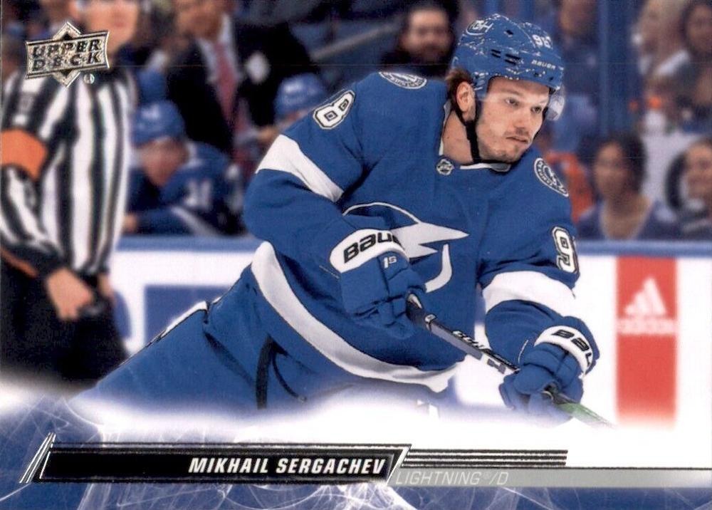 Mikhail Sergachev #167 Tampa Bay Lightning | 2022-23 Upper Deck | NHL ...