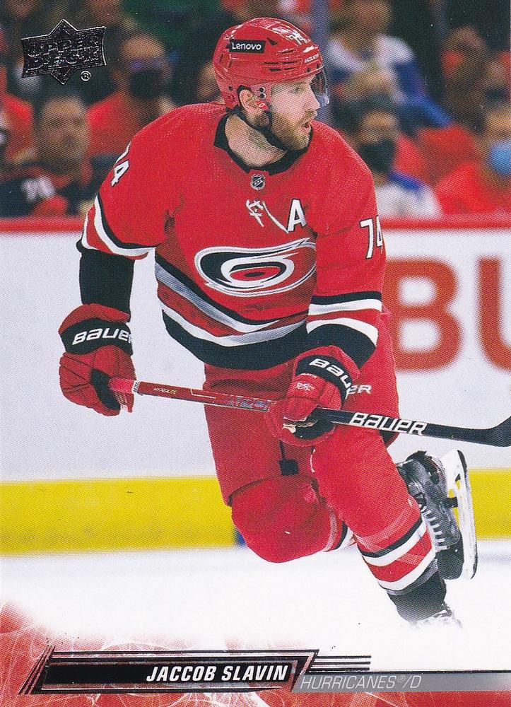 Jaccob Slavin #286 Carolina Hurricanes | 2022-23 Upper Deck | NHL Trad ...