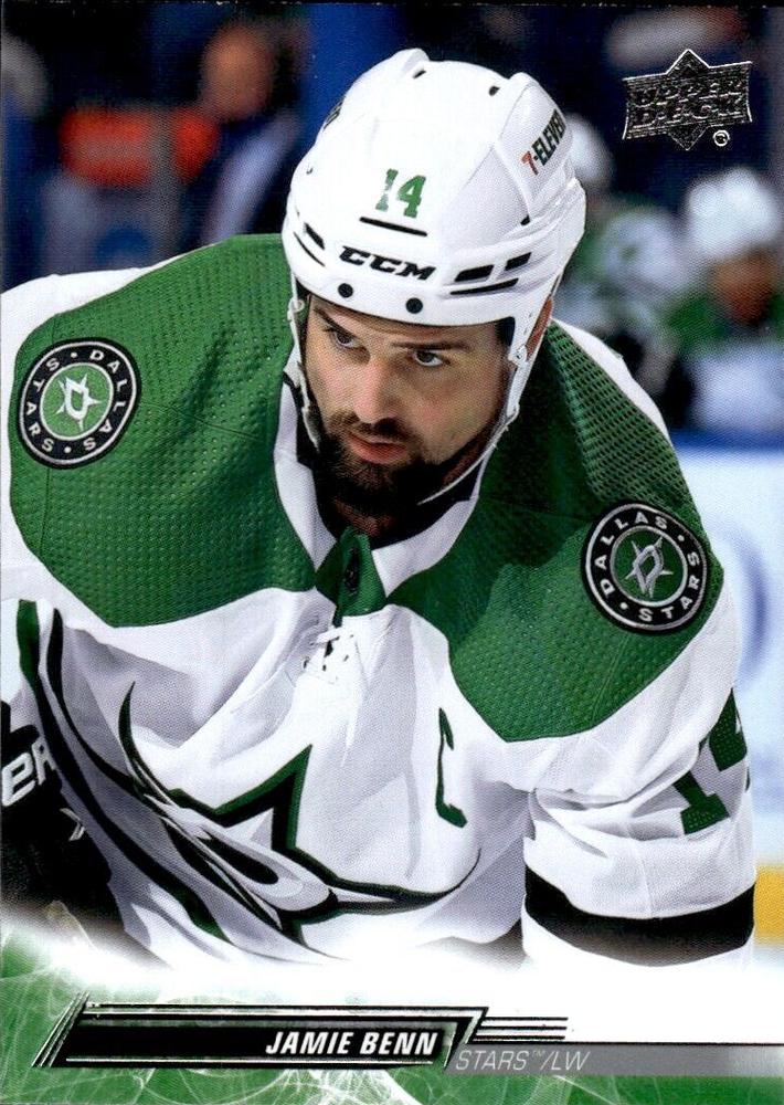 Jamie Benn #308 Dallas Stars | 2022-23 Upper Deck | NHL Trading Card ...