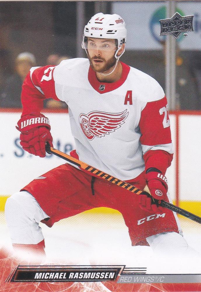 Michael Rasmussen #317 Detroit Red Wings | 2022-23 Upper Deck | NHL Tr ...