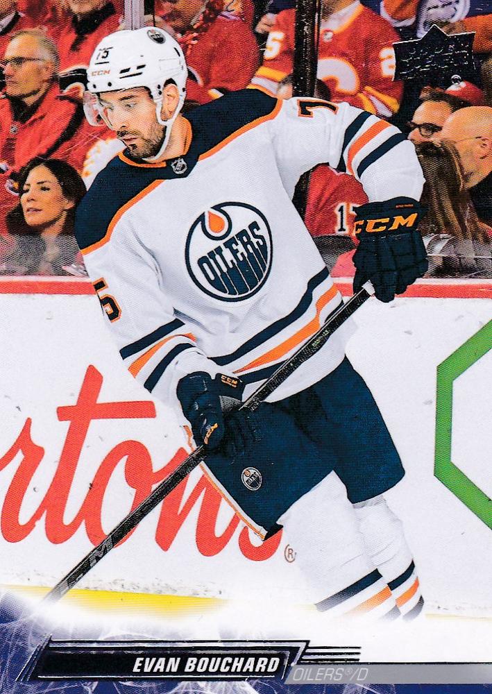 Evan Bouchard #318 Edmonton Oilers | 2022-23 Upper Deck | NHL Trading ...