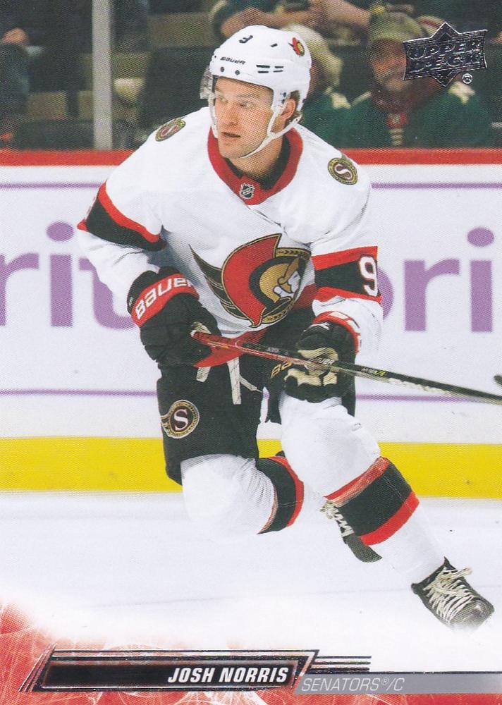 Josh Norris #374 Ottawa Senators | 2022-23 Upper Deck | NHL Trading Ca ...