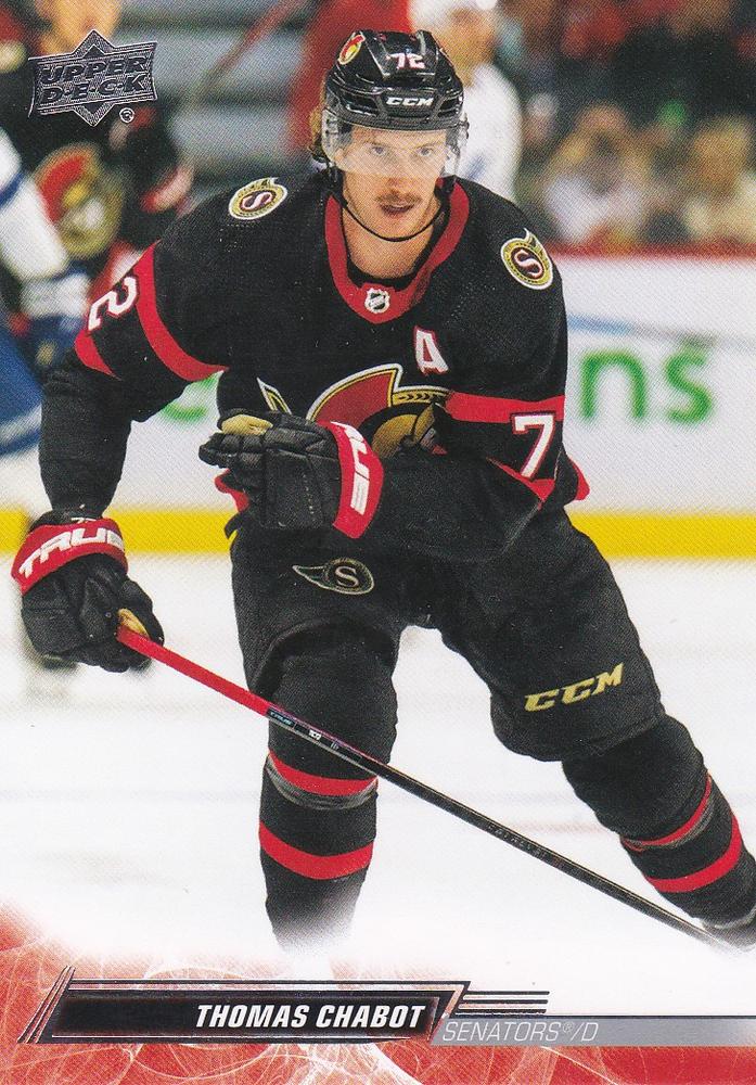 Thomas Chabot #381 Ottawa Senators | 2022-23 Upper Deck | NHL Trading ...
