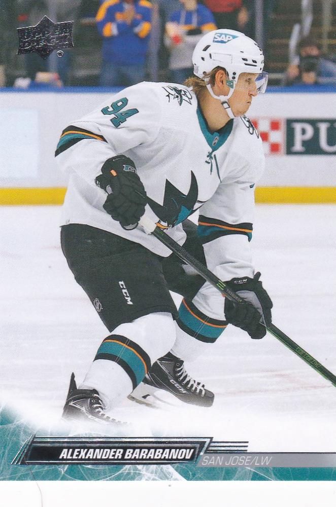 Alexander Barabanov #398 San Jose Sharks | 2022-23 Upper Deck | NHL Tr ...