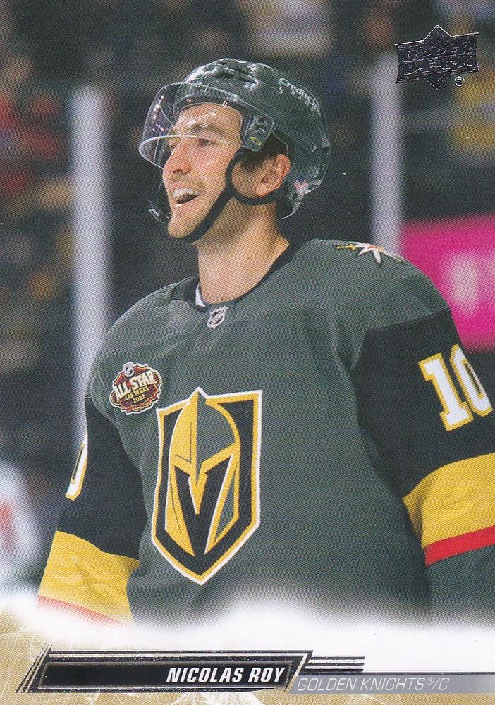 Nicolas Roy #434 Vegas Golden Knights | 2022-23 Upper Deck | NHL Tradi ...