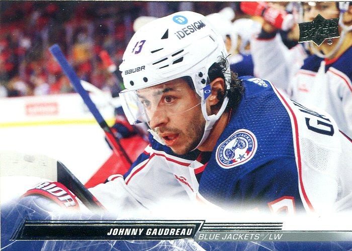 Johnny Gaudreau #540 Columbus Blue Jackets | 2022-23 Upper Deck | NHL ...