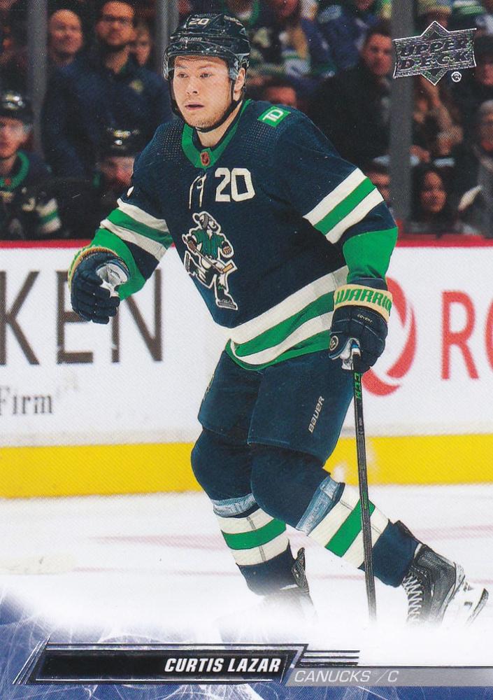 Curtis Lazar #636 Vancouver Canucks | 2022-23 Upper Deck | NHL Trading ...