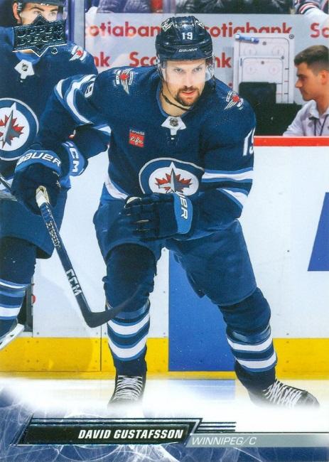 David Gustafsson #653 Winnipeg Jets | 2022-23 Upper Deck | NHL Trading ...