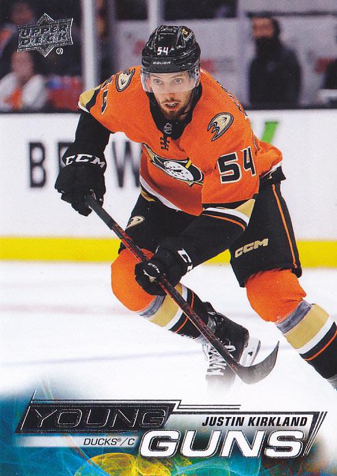 Justin Kirkland YG, RC #725 Anaheim Ducks | 2022-23 Upper Deck | NHL C – Brickheads Collectables