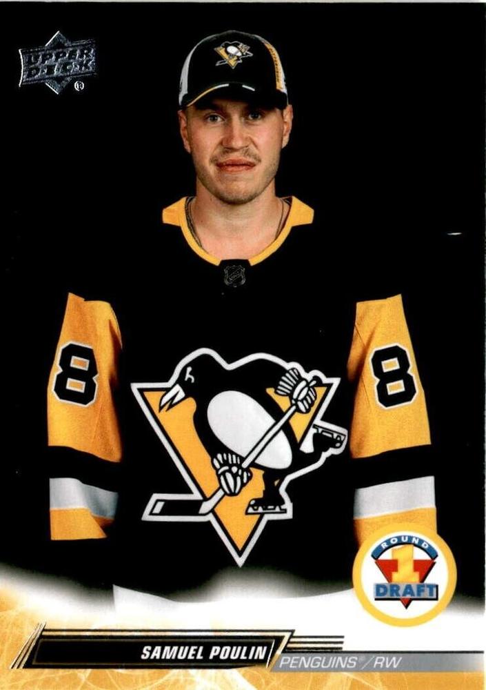 Samuel Poulin FRDP #738 Pittsburgh Penguins | 2022-23 Upper Deck | NHL ...
