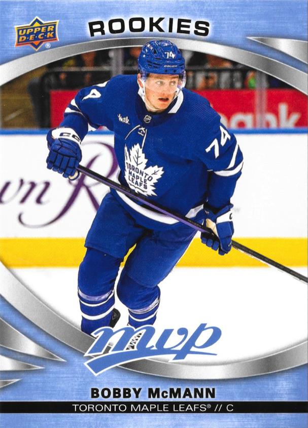 Bobby McMann ROO, RC #222 Toronto Maple Leafs | 2023-24 Upper Deck MVP ...