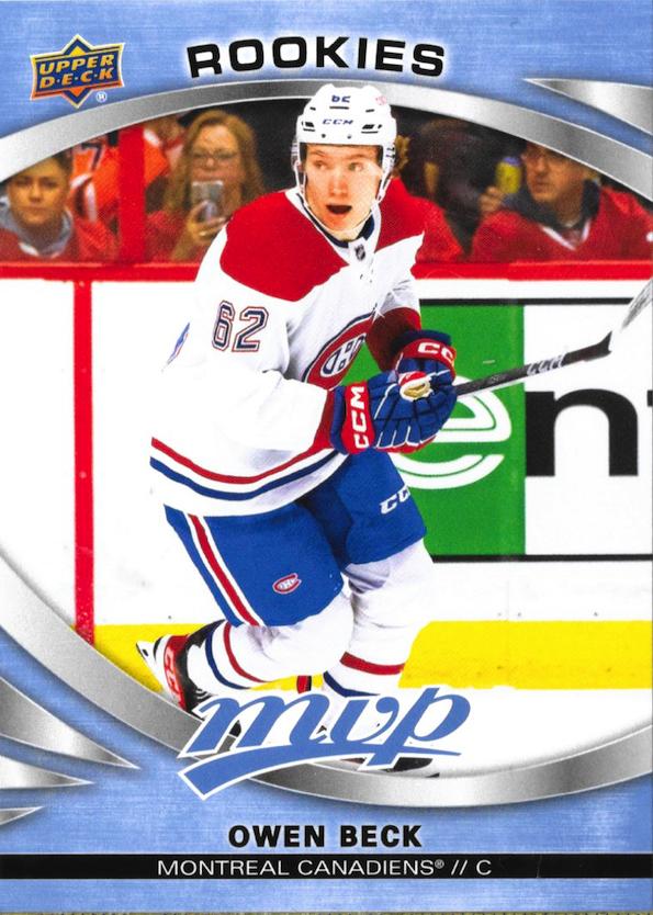 Owen Beck ROO, RC #234 Montreal Canadiens | 2023-24 Upper Deck MVP | N ...