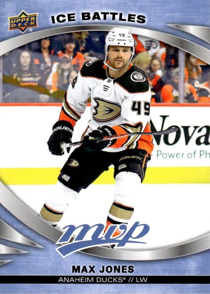 Max Jones #65 Anaheim Ducks | 2023-24 Upper Deck MVP - Ice Battles | N ...