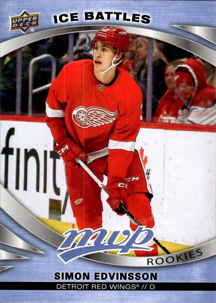 Simon Edvinsson ROO #247 Detroit Red Wings | 2023-24 Upper Deck MVP ...
