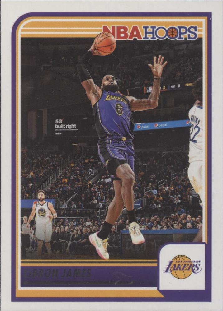 LeBron James #52 Los Angeles Lakers | 2023-24 Hoops | NBA Trading Card ...