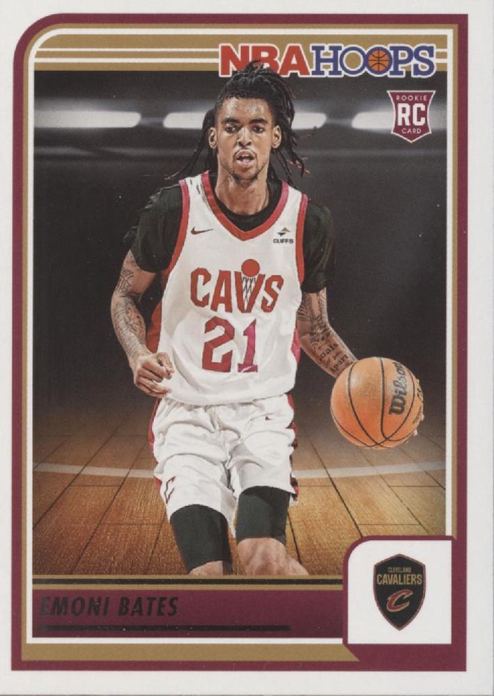 Emoni Bates RC #266 Cleveland Cavaliers | 2023-24 Hoops | NBA Trading ...