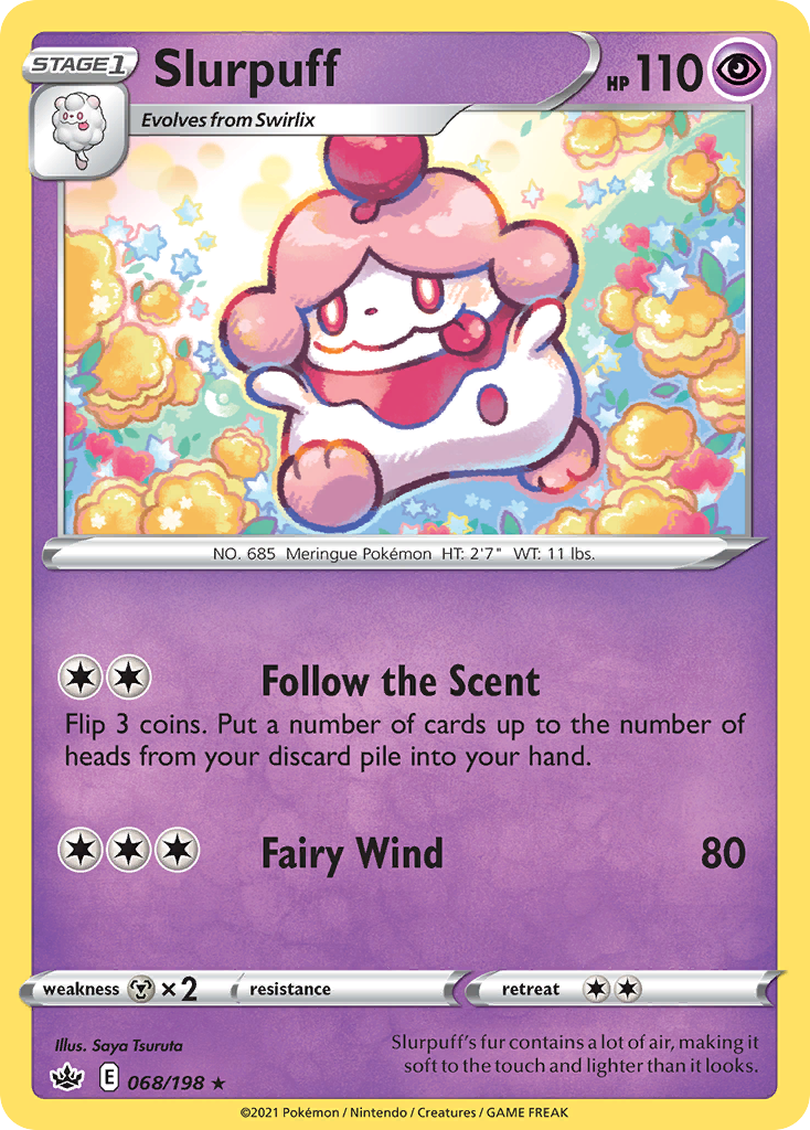 Slurpuff 68/198 Rare | Chilling Reign | Pokemon Card – Brickheads ...